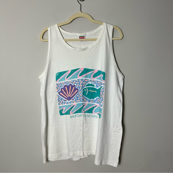 Vintage | Tops | Vintage 99s Marthas Vineyard Cape Cod Tank Top Cotton ...